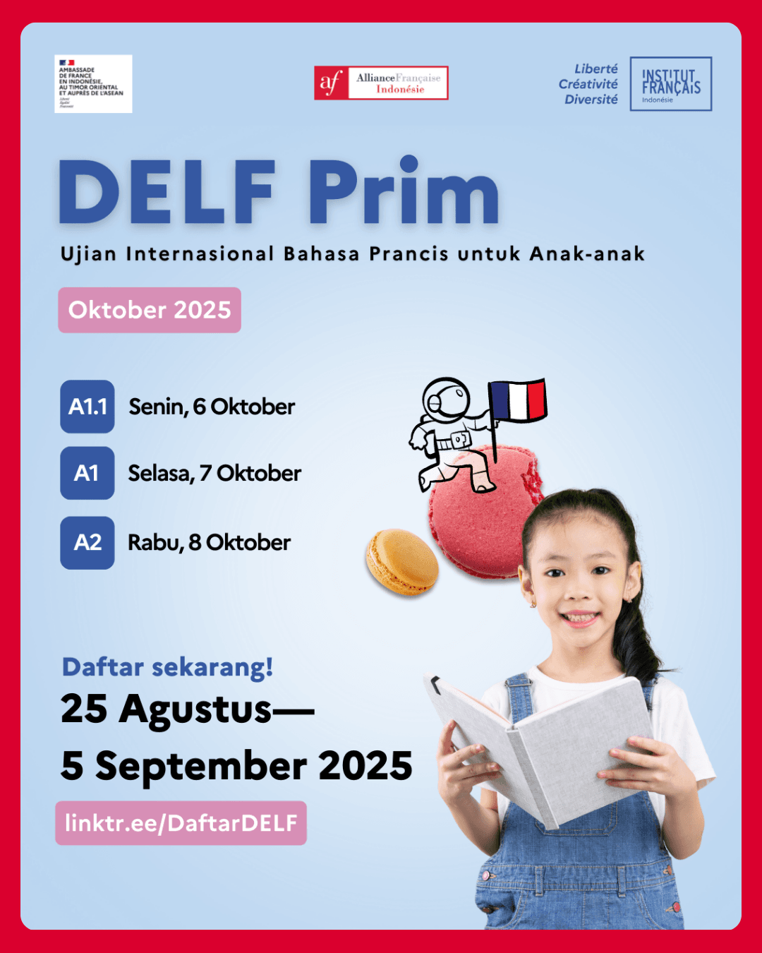 DELF-DALF-DELF Prim - Alliance Française Bali
